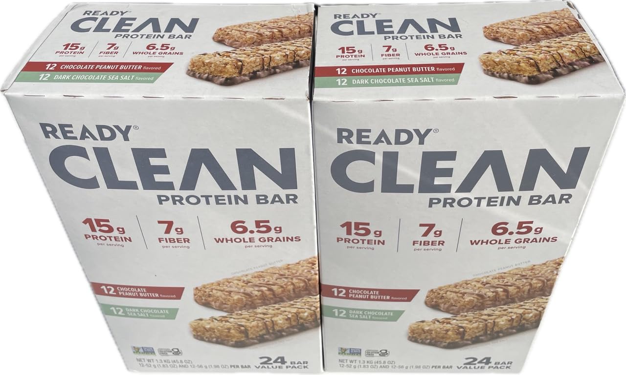 Amazon.com : Come Ready Nutrition Clean Protein Bars (2 pack) 48 Total ...