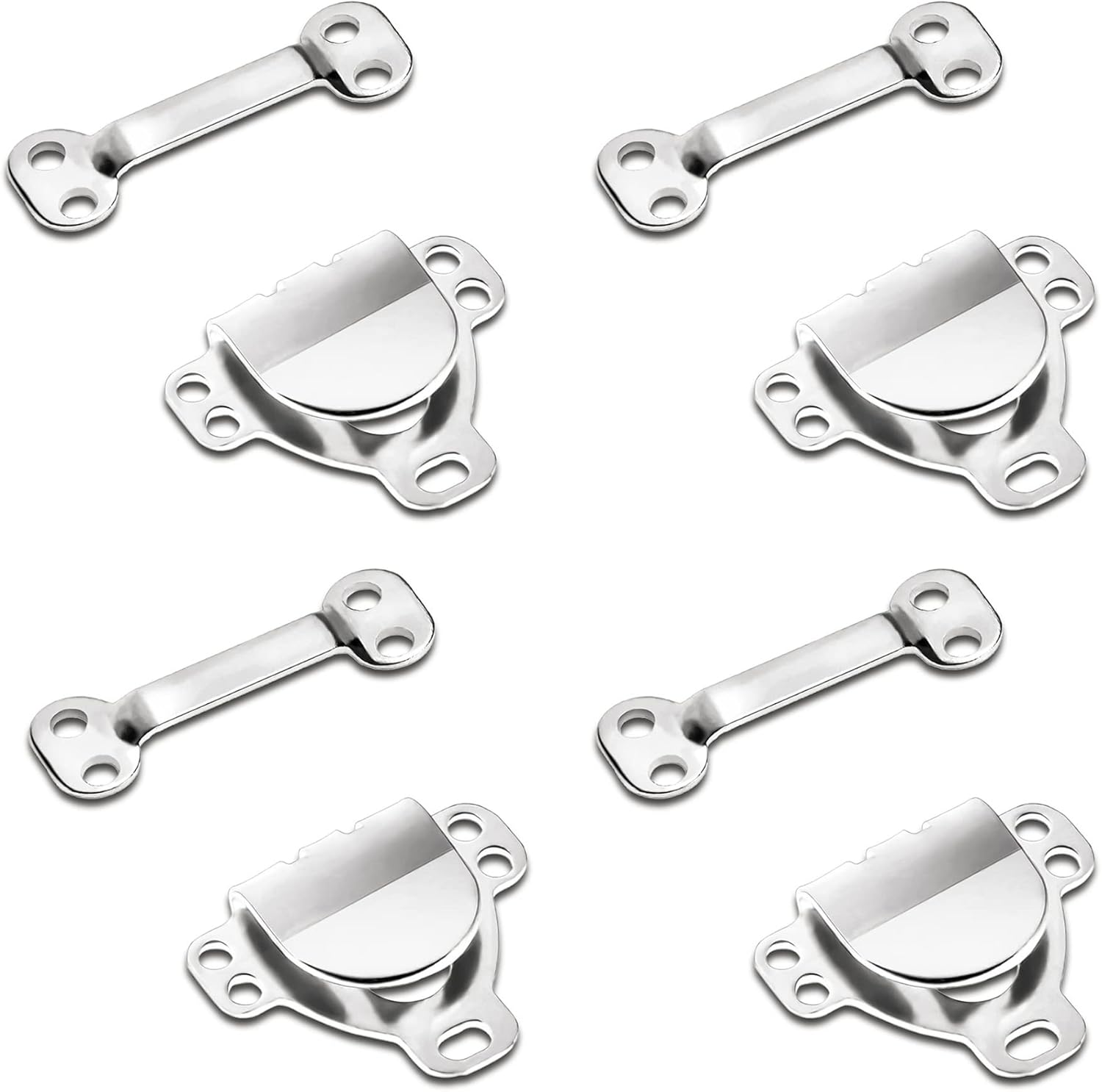 Metal Hook and Eye Closures for Sewing - Nickel Bra Fasteners Pack of 4 ...