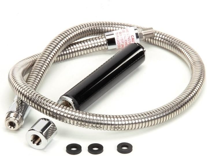 Fisher 2918 Replacment Pre-Rinse Hose, with handle, 44" long, brass ...