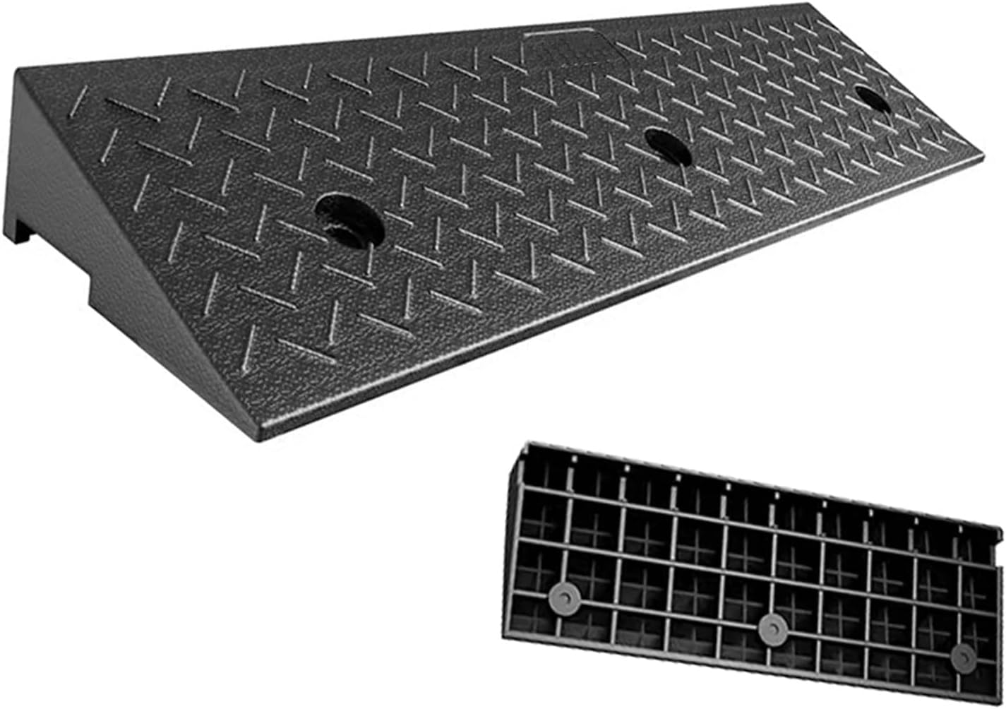 Curb Ramp, Rubber Loading Ramps, Driveway Ramp for Sidewalk Cars RV ...