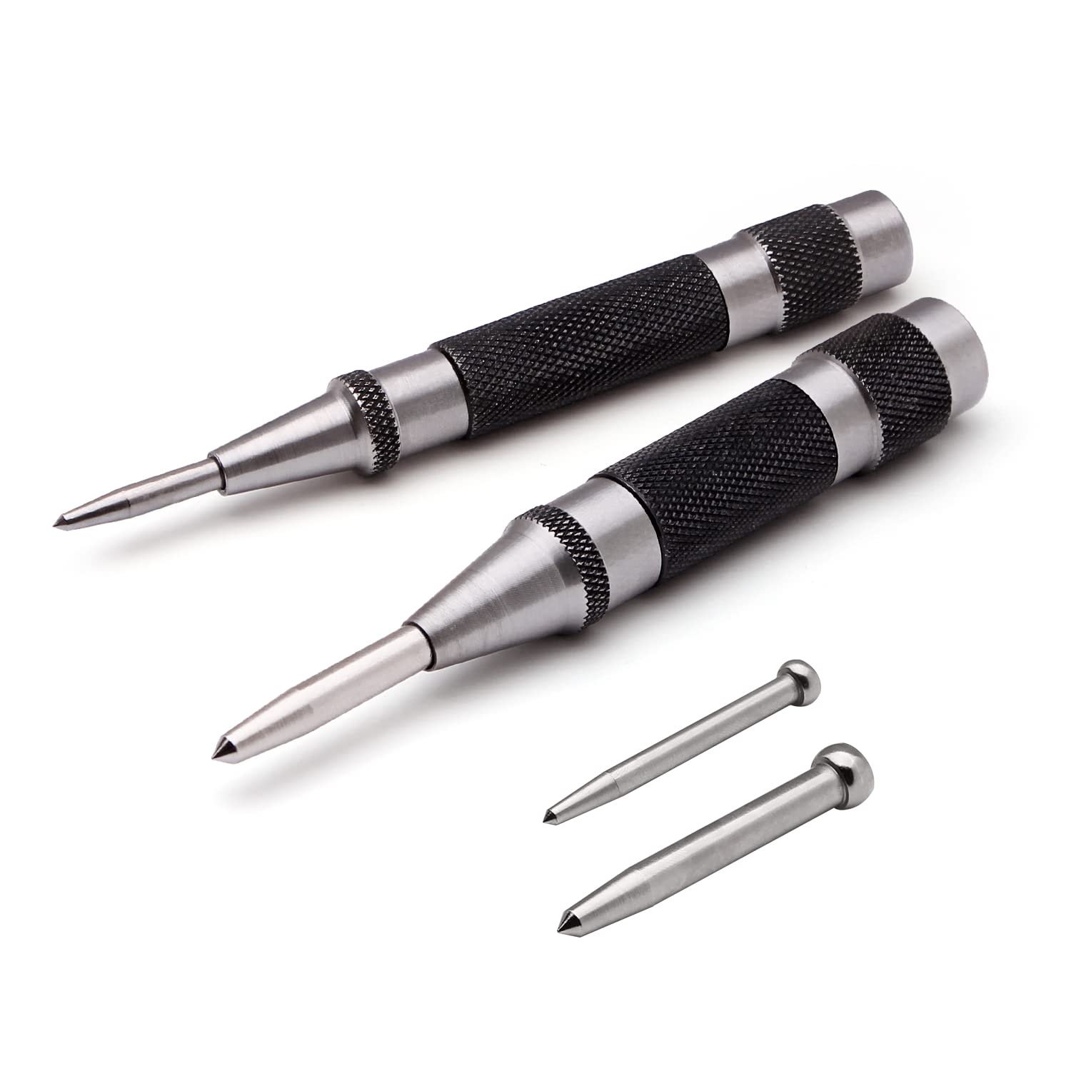 Buy Tlimus 2 Pack Heavy Duty Automatic Center Punch with Hardened Steel ...