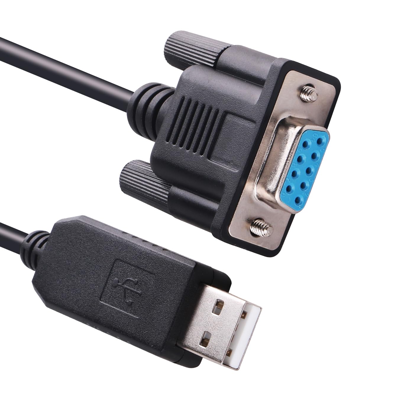 Amazon.com: Mendouconert Null Modem Adapter Cable CP2102 USB to RS232 ...