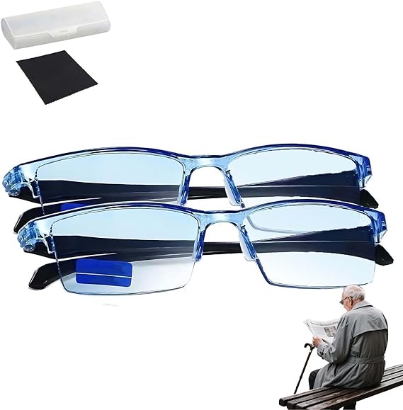 Amazon.com: No Blue Vision Glasses, Mag Vision Blue Light Blocking ...
