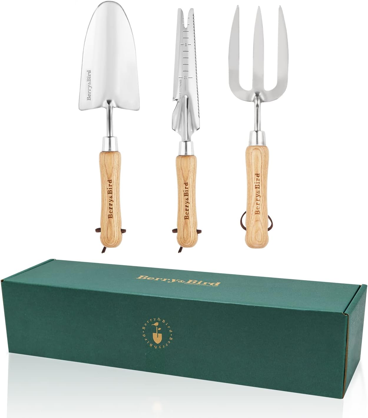 Buy Berry&Bird 3Pack Gardening Hand Tool Set- Stainless Steel Garden ...