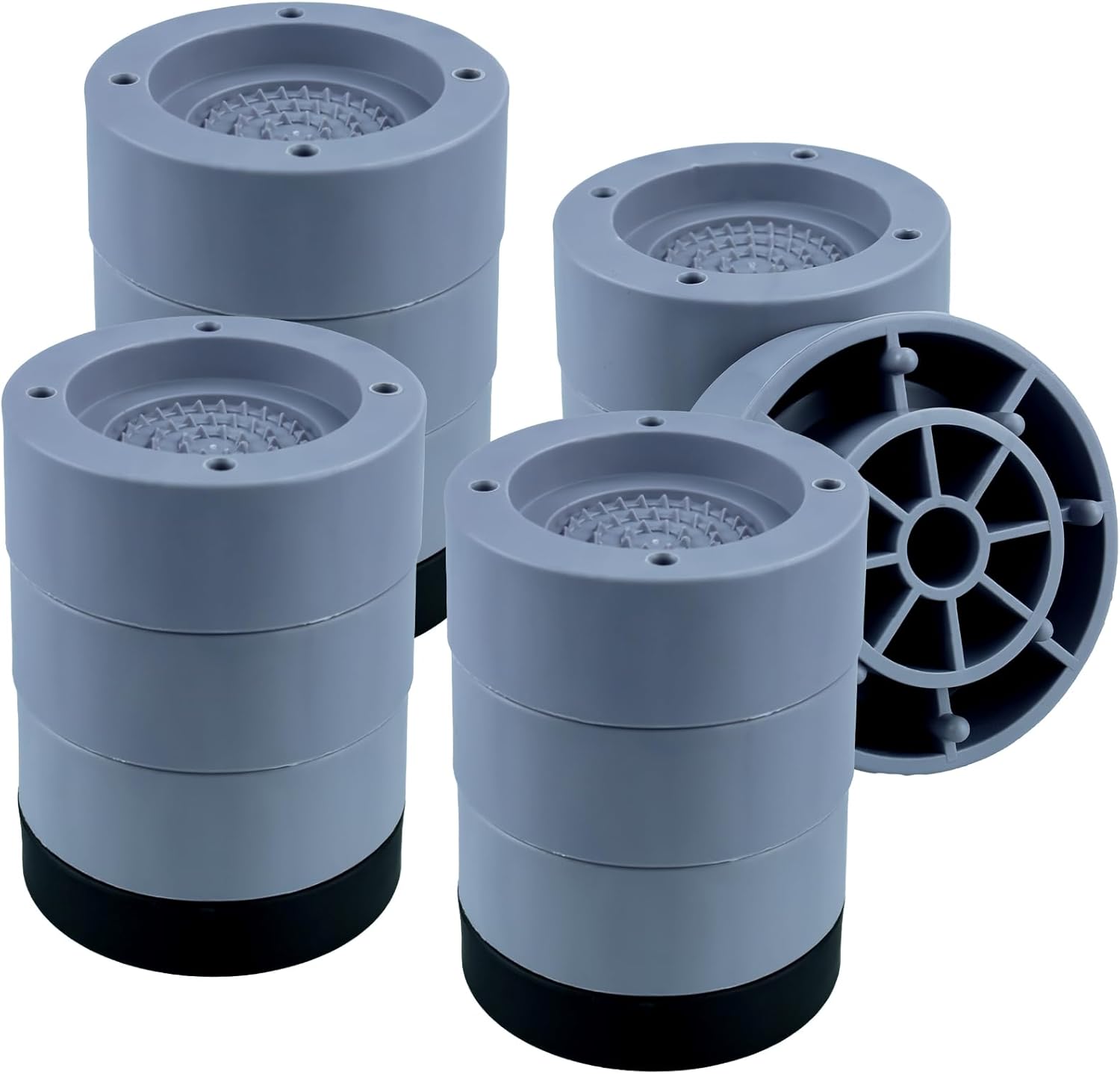 Amazon.com: Stance Tuning USA Adjustable Round Furniture Risers，4 Pack ...