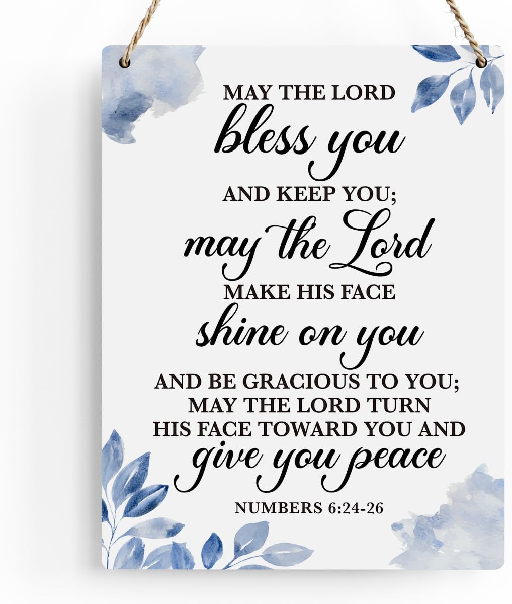 Amazon.com: May The Lord Bless You Numbers 6:24-26 Inspirational Decor ...