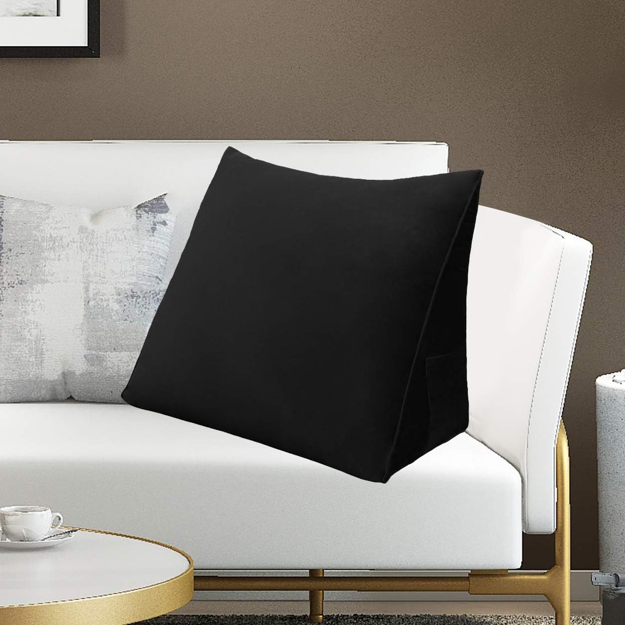 Almohada triangular de lectura con cuña para cabecero y espalda ...