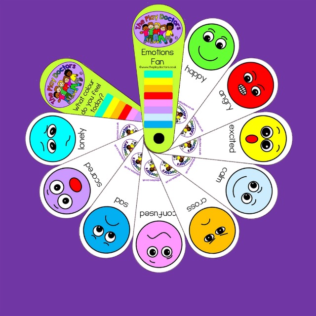 Snapklik.com : Emotions Face Feelings Fan Flash Cards - ASD / Autism ...