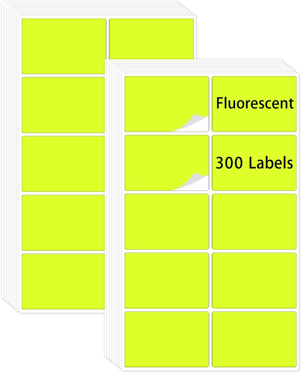 Amazon.com: YEGAWEN 2x3 Inch Colored Labels Stickers Rectangular Moving ...