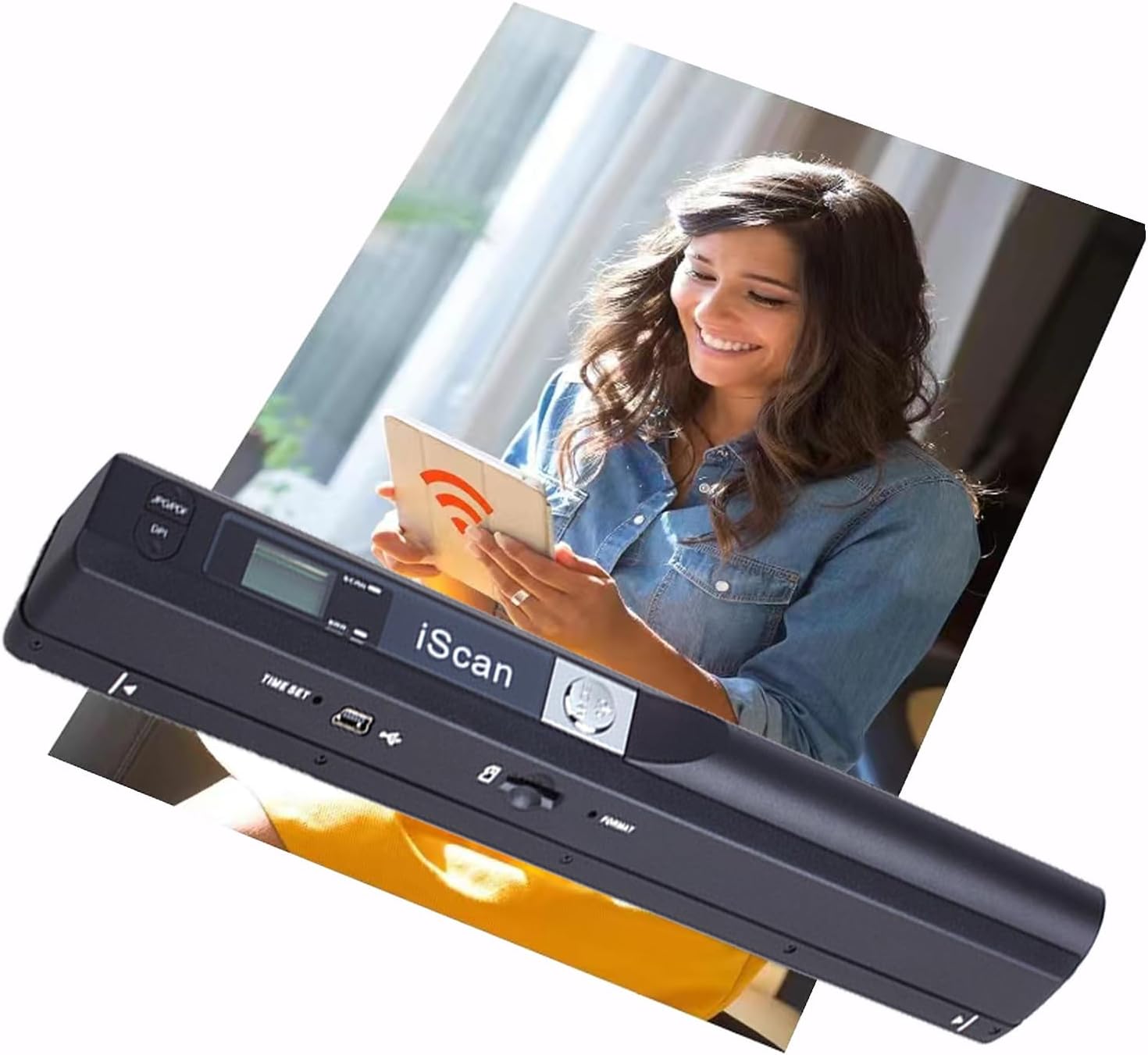 Amazon.com: Portable Scanner, Pictures Pages Texts Scanner,Handheld ...
