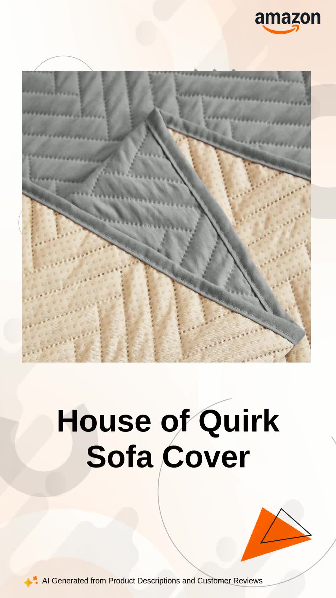 Watch House of Quirk Sofa Cover on Amazon Live
