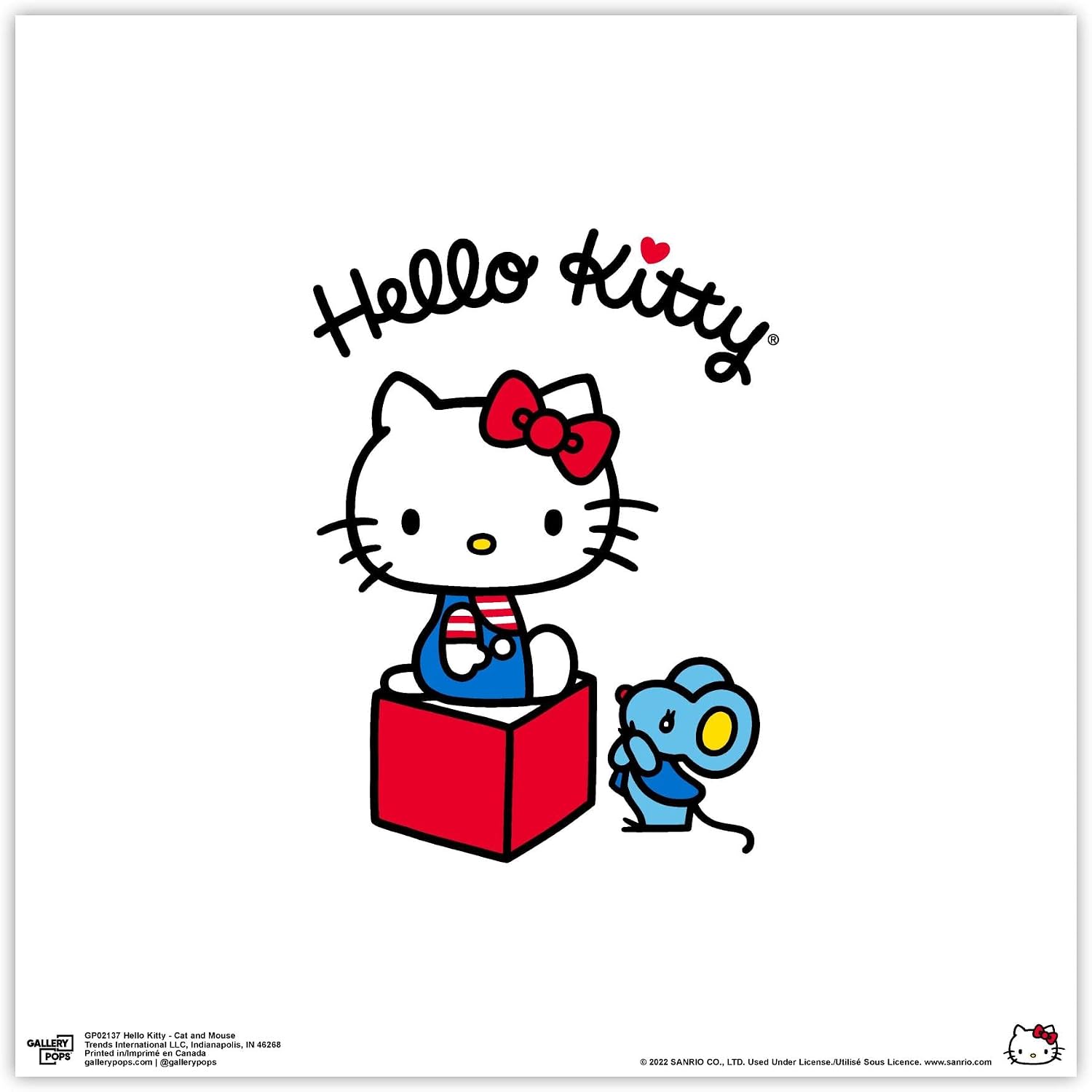 Amazon.com: Trends International Gallery Pops Hello Kitty - Cat and ...