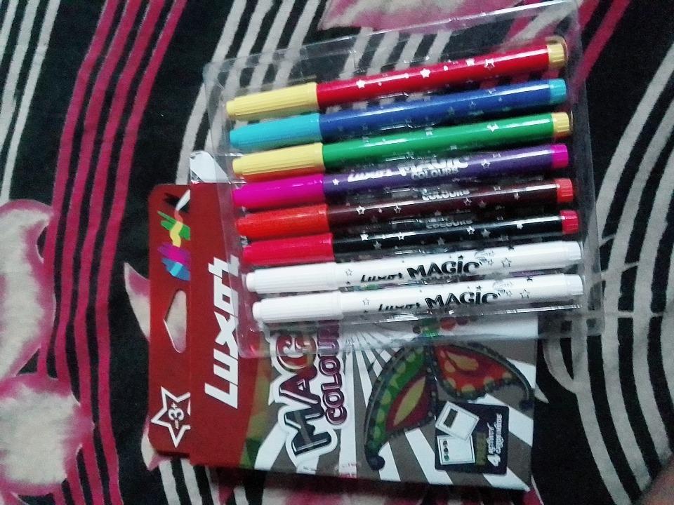 Luxor Magic Color Pen (6+2 Pieces)|Assorted : Amazon.in: Office Products
