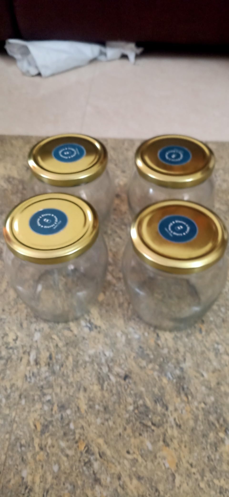 SN Traders Container Matka Glass Jar 500 ML for Storage of Masala ...