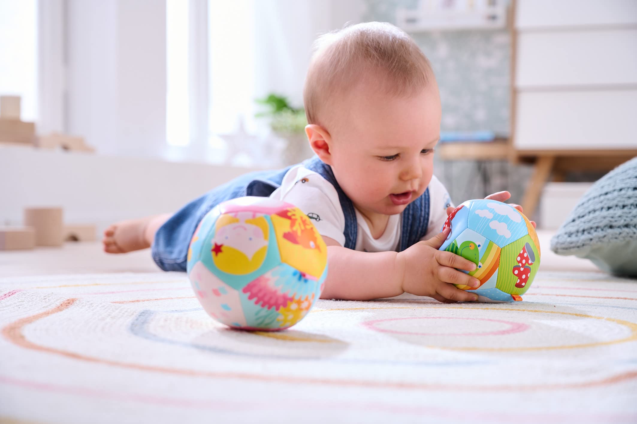 Snapklik.com : 4.5" Baby Ball Rainbow Tummy Time And Sensory Play ...