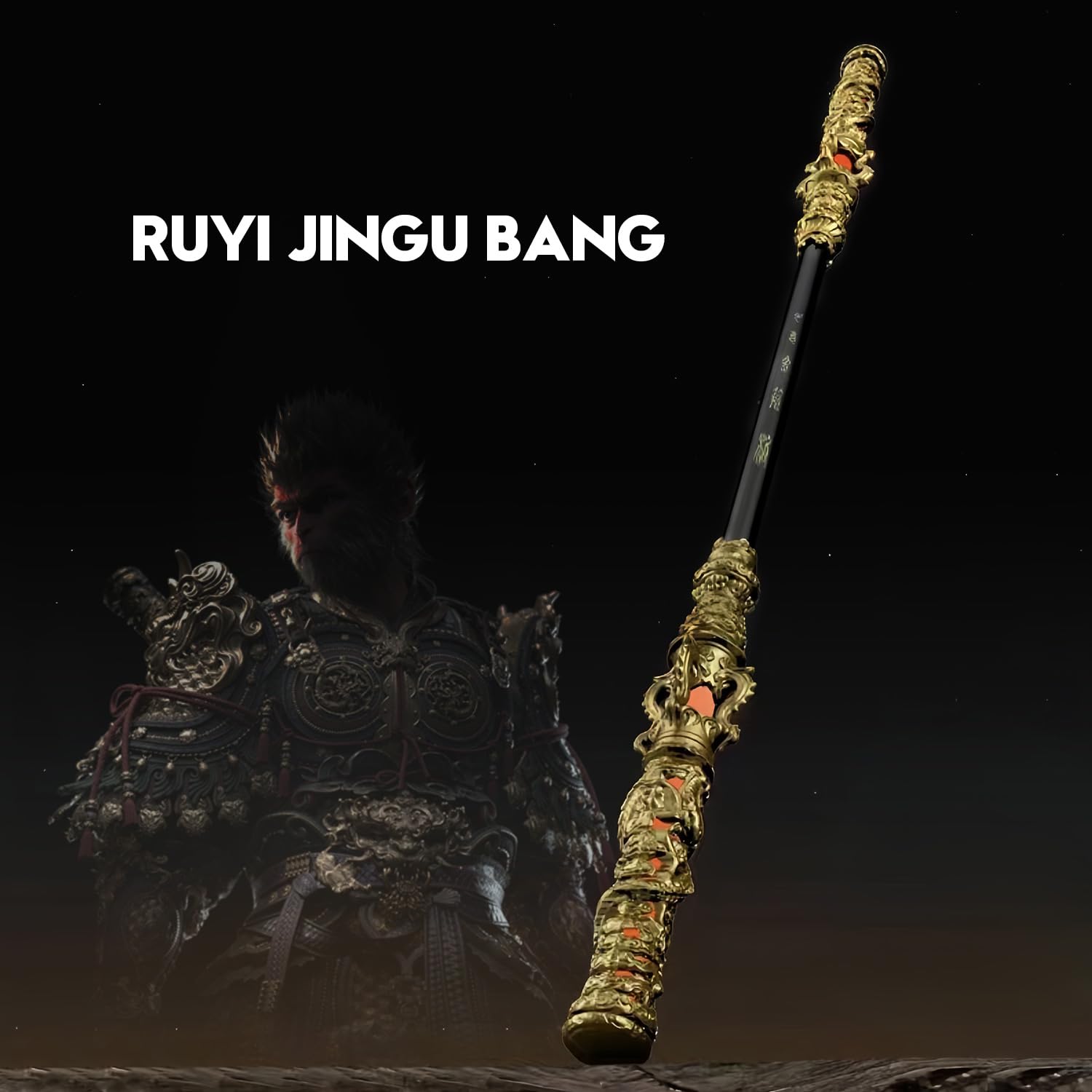 Black Myth Wukong 71 Inch Staff 71 Inch Black Myth Sun Wukong Staff ...