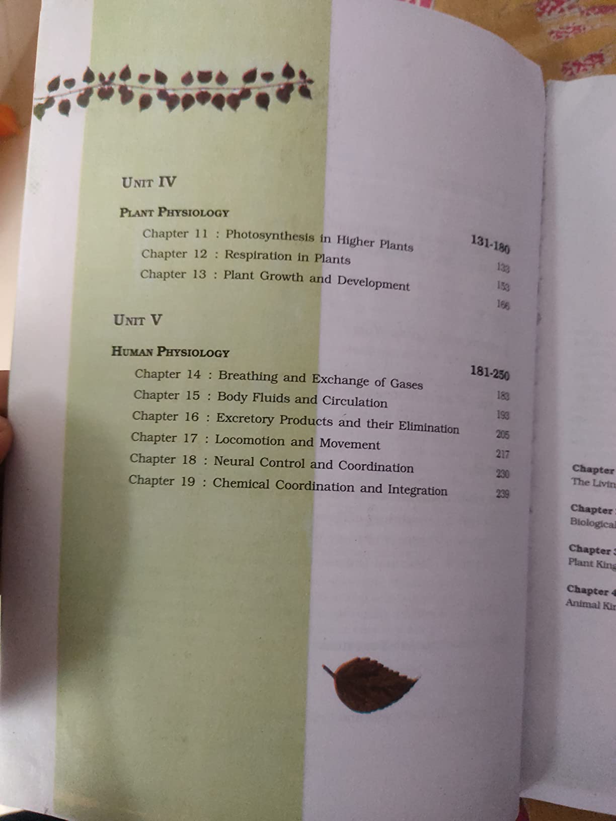 NCERT Biology Book for Class 11 and 12