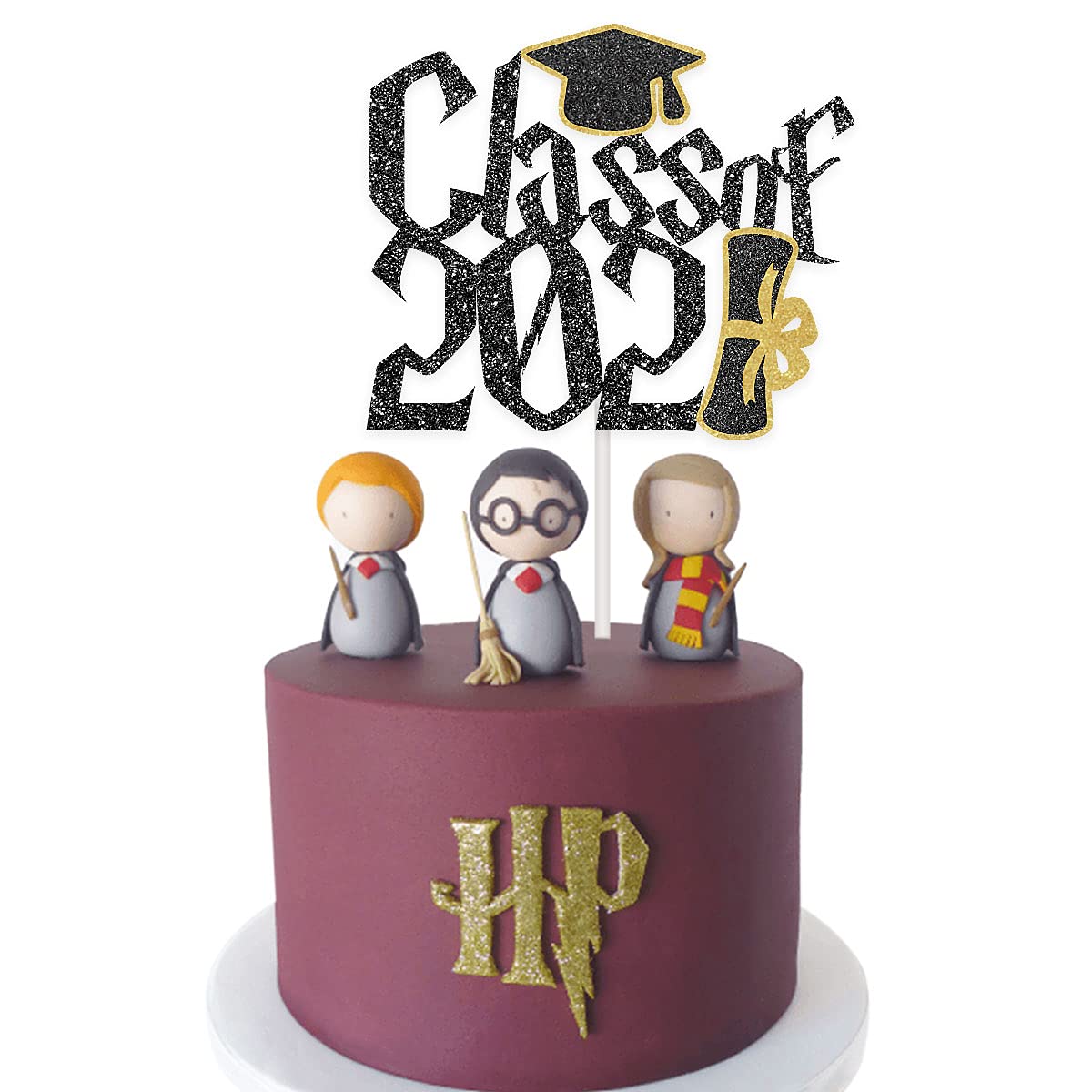 Buy Class of 2021 Cake Topper Graduation Party Decorations 2021 ...