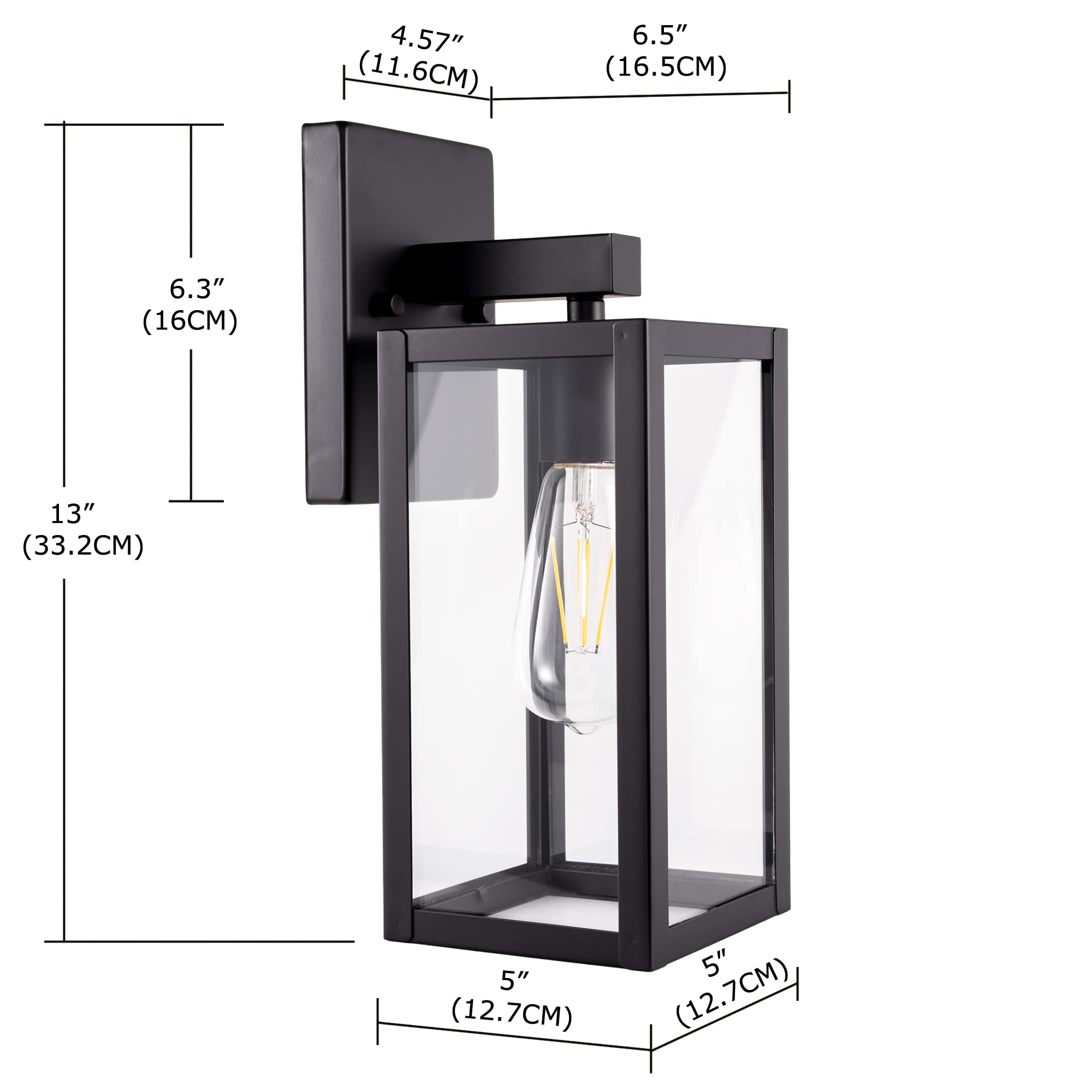 Snapklik.com : GRUENLICH Outdoor Wall Lantern, Wall Sconce As Porch ...