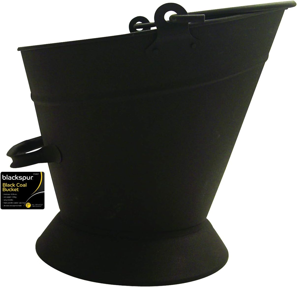 BLACKSPUR BB-FS301 Black Coal Bucket : Amazon.co.uk: DIY & Tools