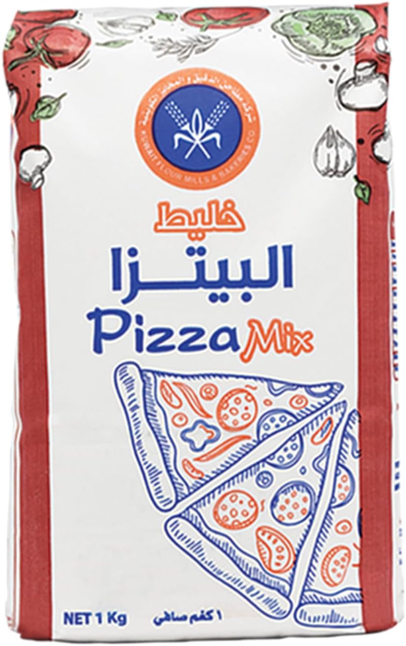 Kuwait Flour Mills & Bakeries Pizza Mix Flour 1 kg : Buy Online at Best ...