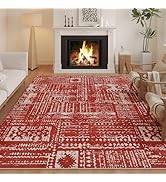 Amazon.com: Rugcomf Living Room Rug 5x7 Rug Machine Washable Boho Area ...