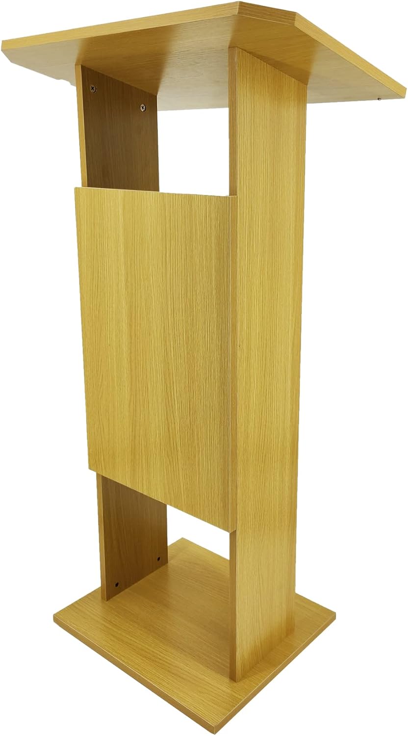 FixtureDisplays® Wood (MDF) Podium Pulpit Lectern Reception 14302 ...