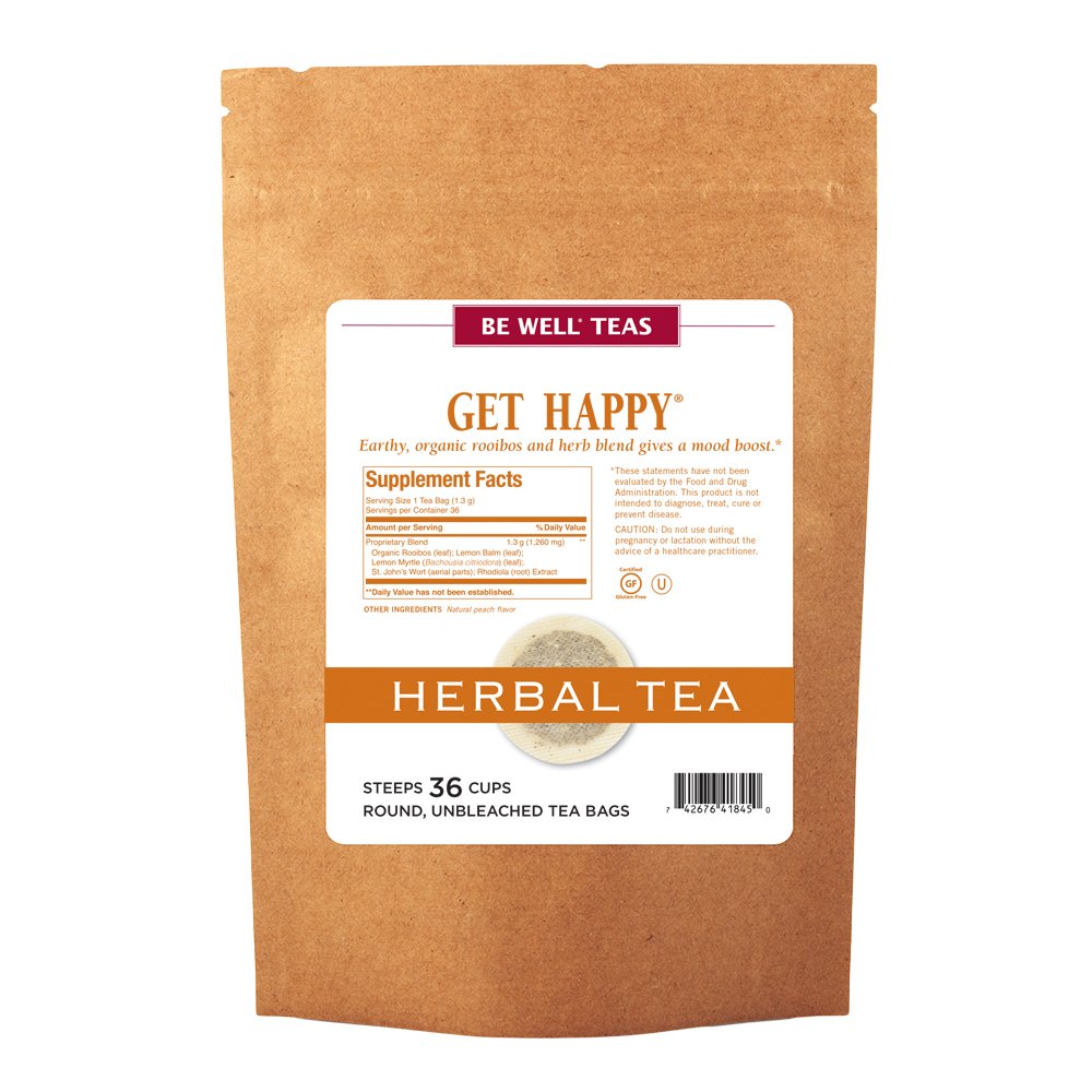 Amazon.com : The Republic of Tea Be Well Teas No. 13, Get Happy Herbal ...