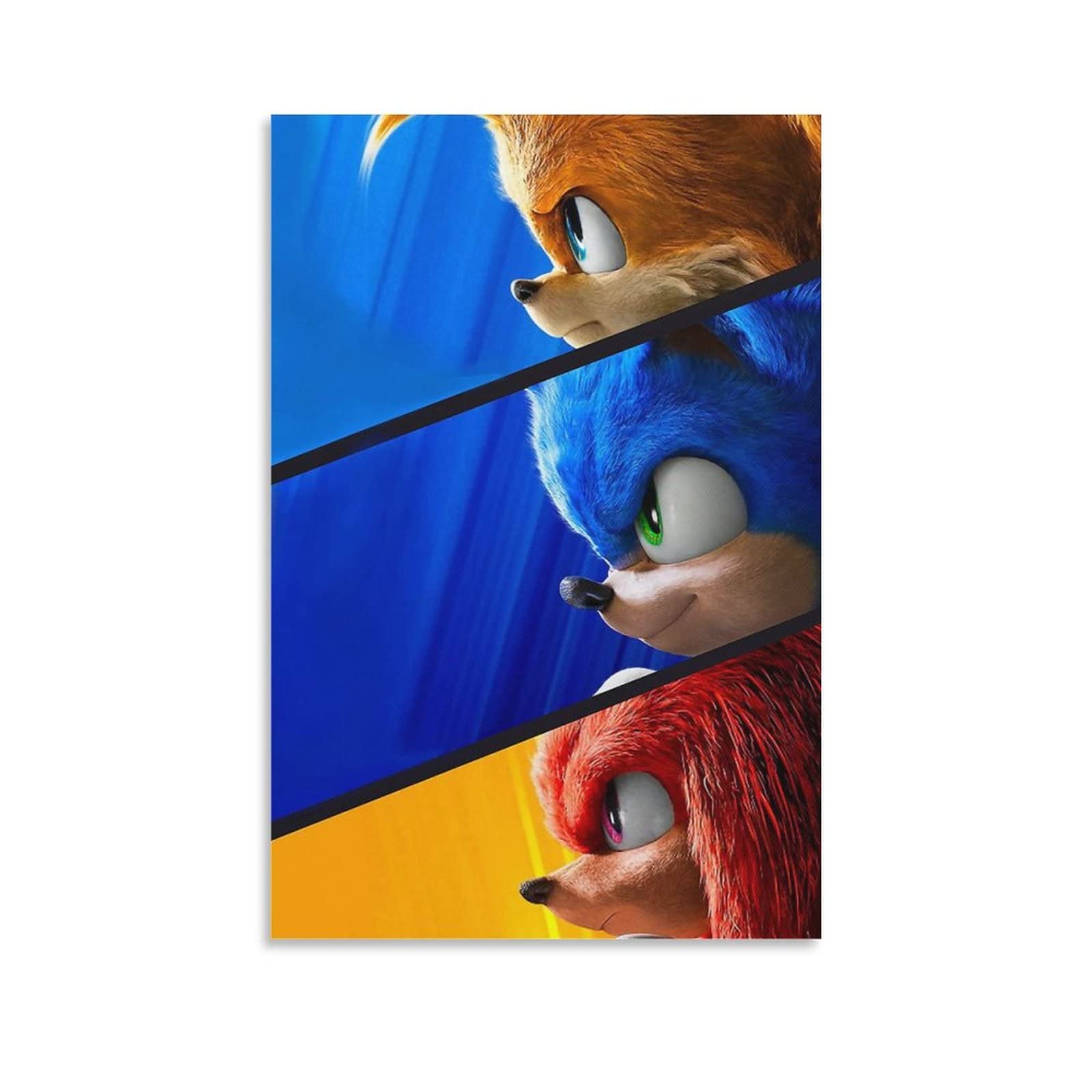 Amazon.com: Cartoon Wall Poster Sonicds The Hedgehog 2 Poster Prints on ...