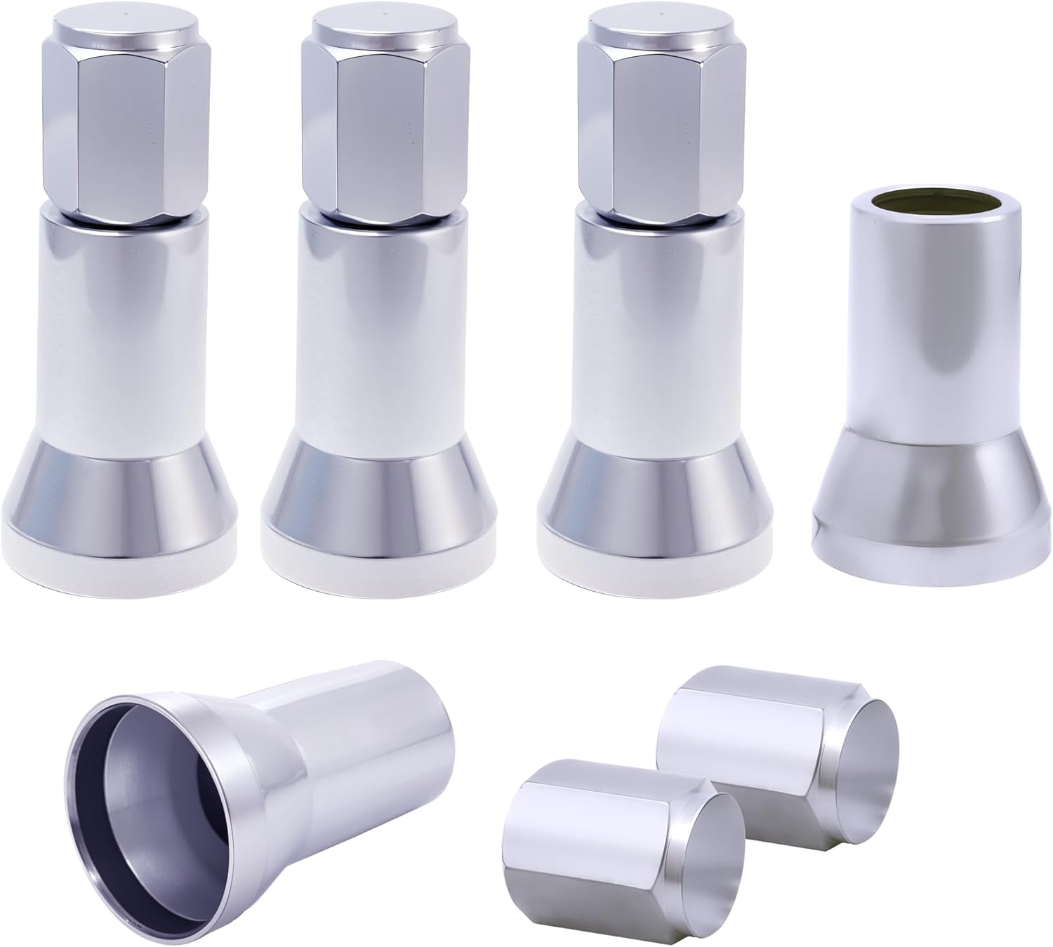 Amazon.com: QILISEN Chrome Valve Stem Caps 5 Pack - TR413 Valve Stem ...