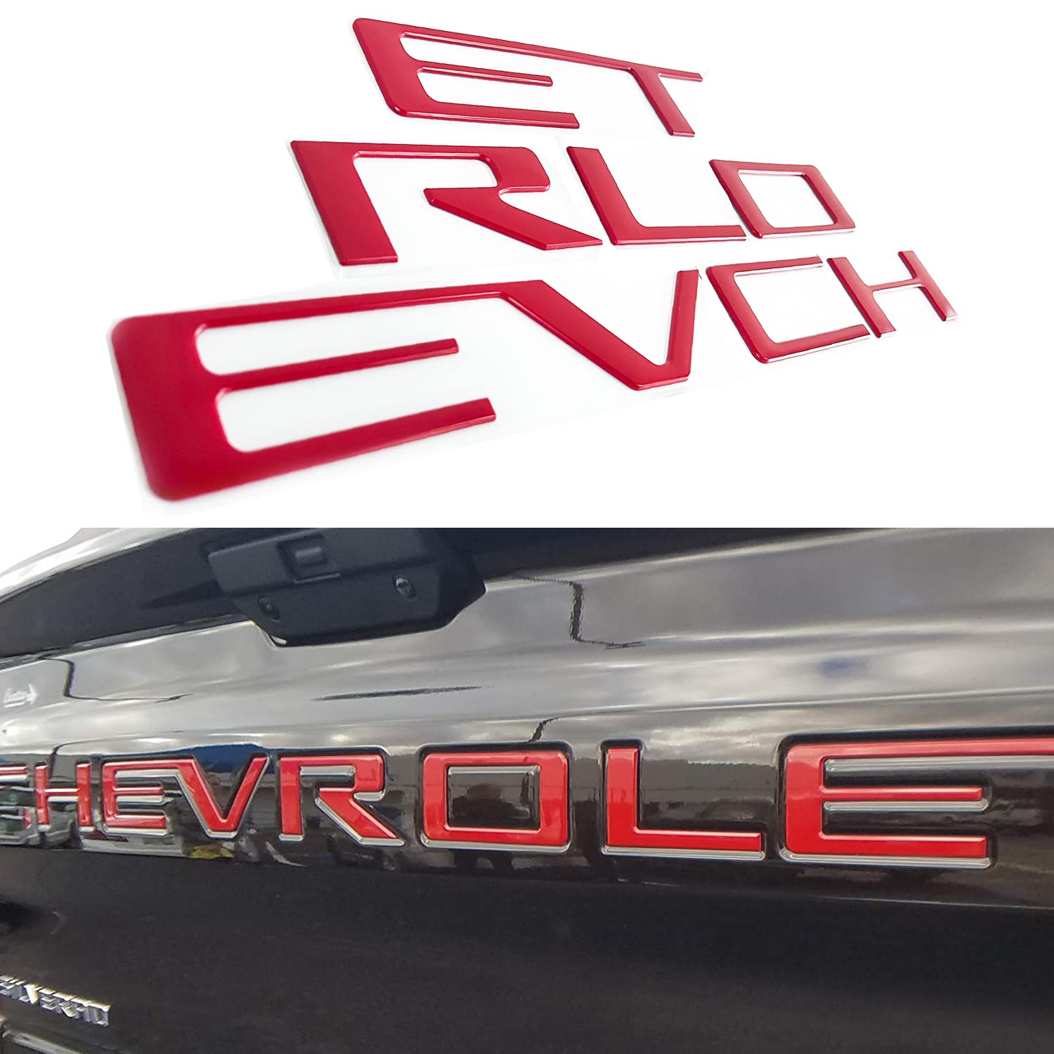 Lepdun 3d Raised Tailgate Insert Letters Rear Emblems Plastic Inserts ...