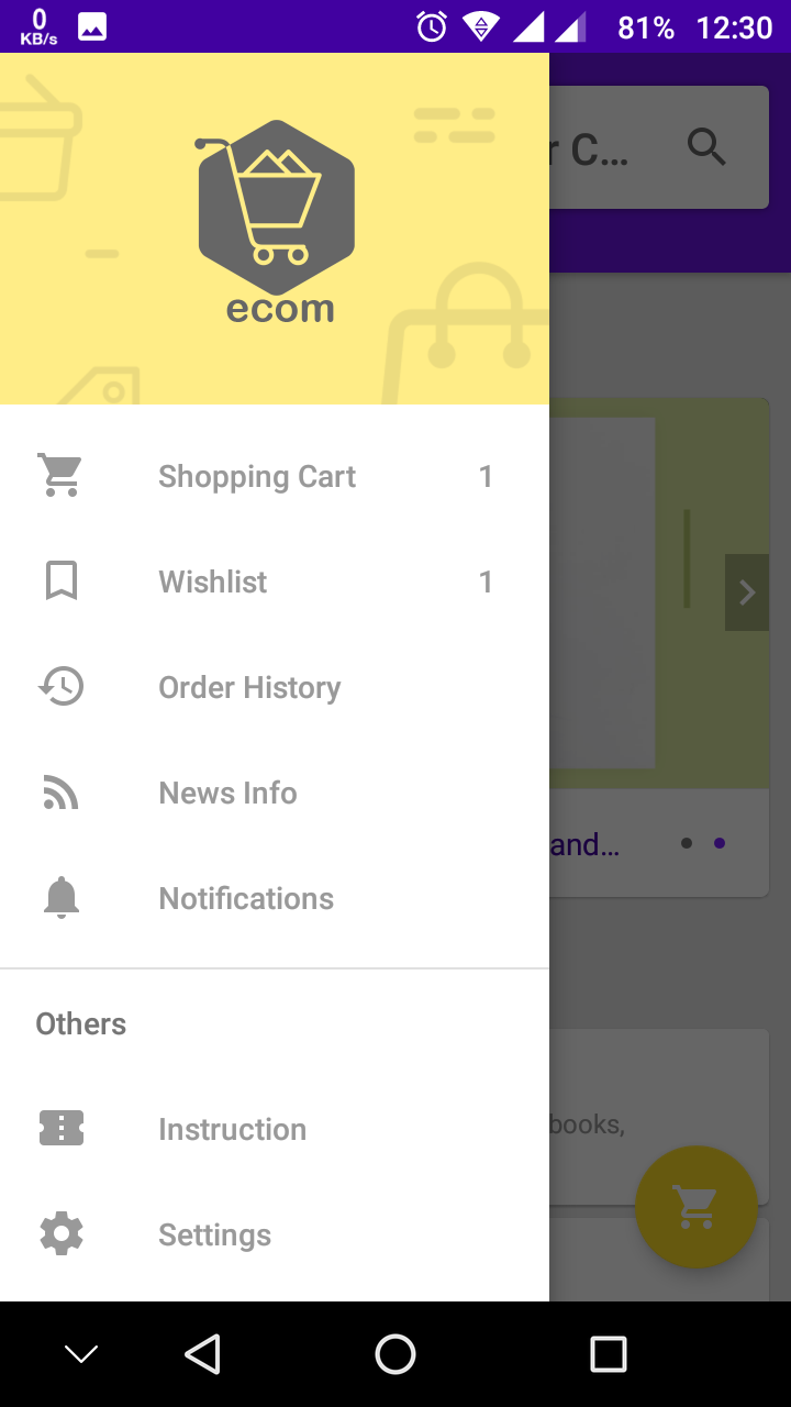 ecom Demo | An ecommerce android app with Web Backend | only at $50 Per ...