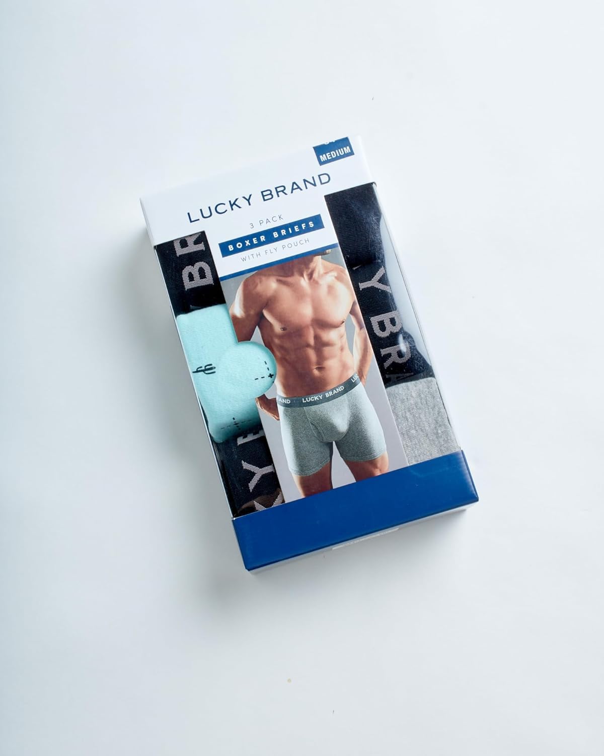 Snapklik.com : Lucky Brand Mens Boxer Briefs - 3 Pack Classic Mens ...