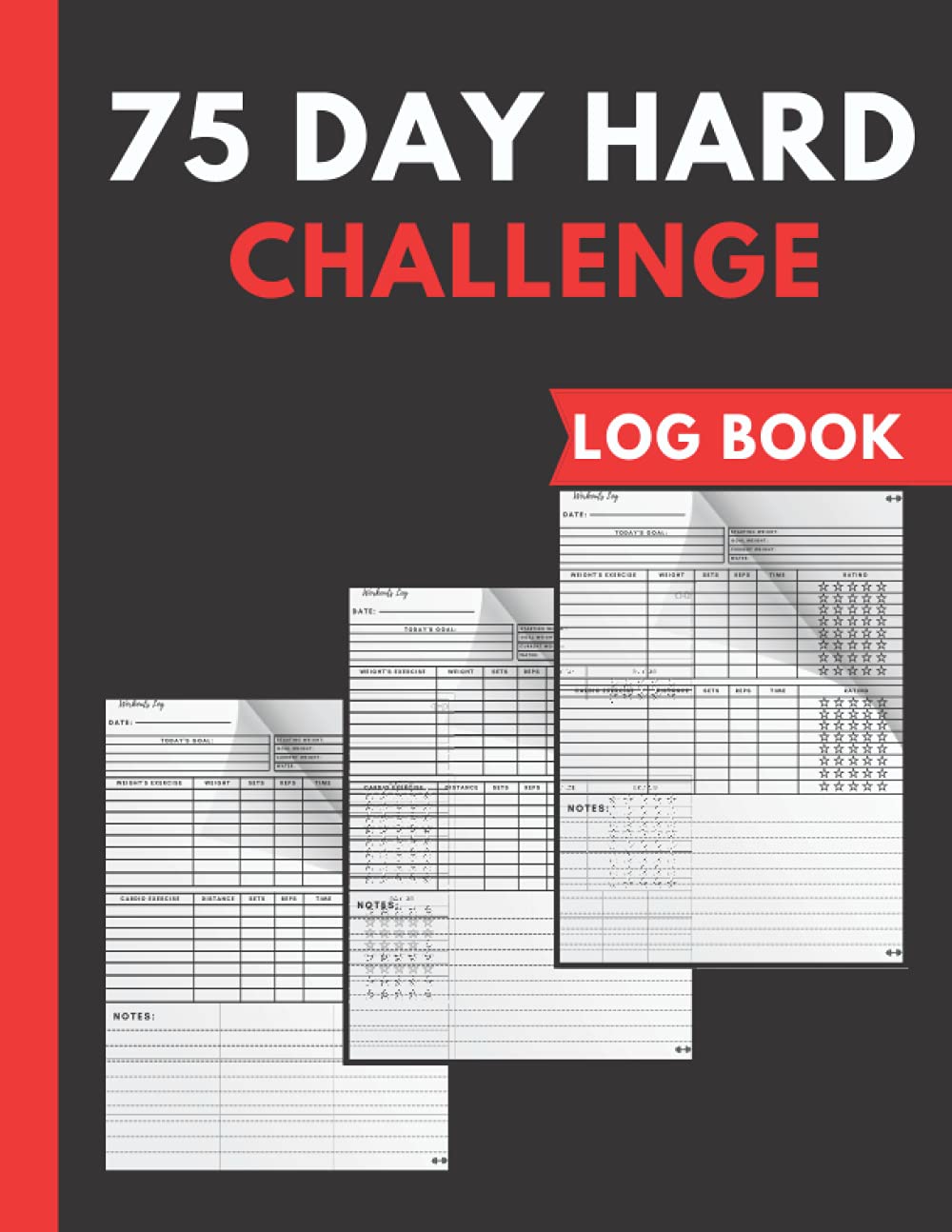 Buy 75 Day Hard Challenge Book: Practical Daily Journal with Examples ...