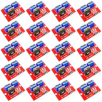 DaFuRui IRF520 Driver Module，20pcs IRF520 MOSFET Driver Module Button Drive: Amazon.com ...