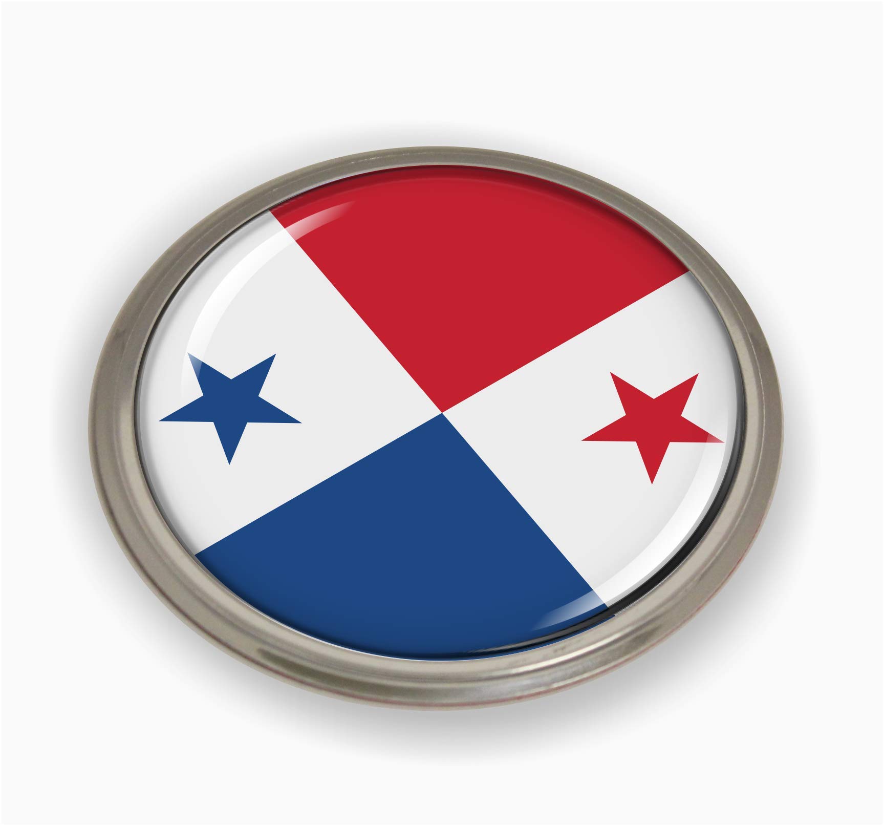 BestLicensePlateFrames Flag of Panama | 3D Domed CAR Emblem Badge ...