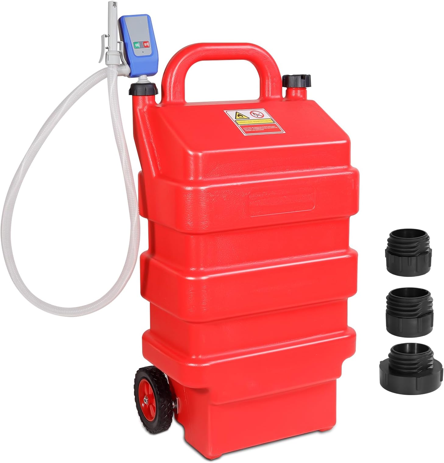 Amazon.com: TUFFIOM 32 Gallon Diesel Fuel Caddy with Electric Transfer ...