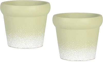 Amazon.com : Elly Décor 18 inch Tall Garden Planter Pot with Drainage ...