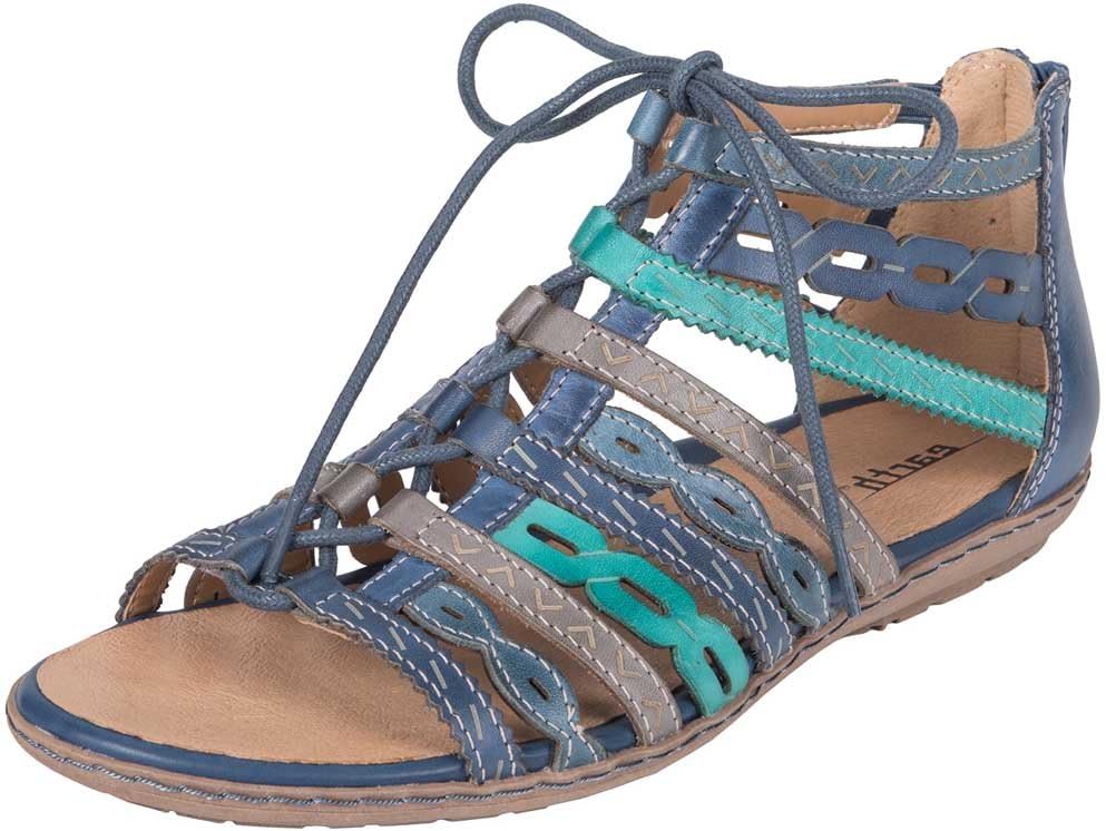 Amazon.com | Earth Womens Tidal Sapphire Blue Multi Soft Leather ...