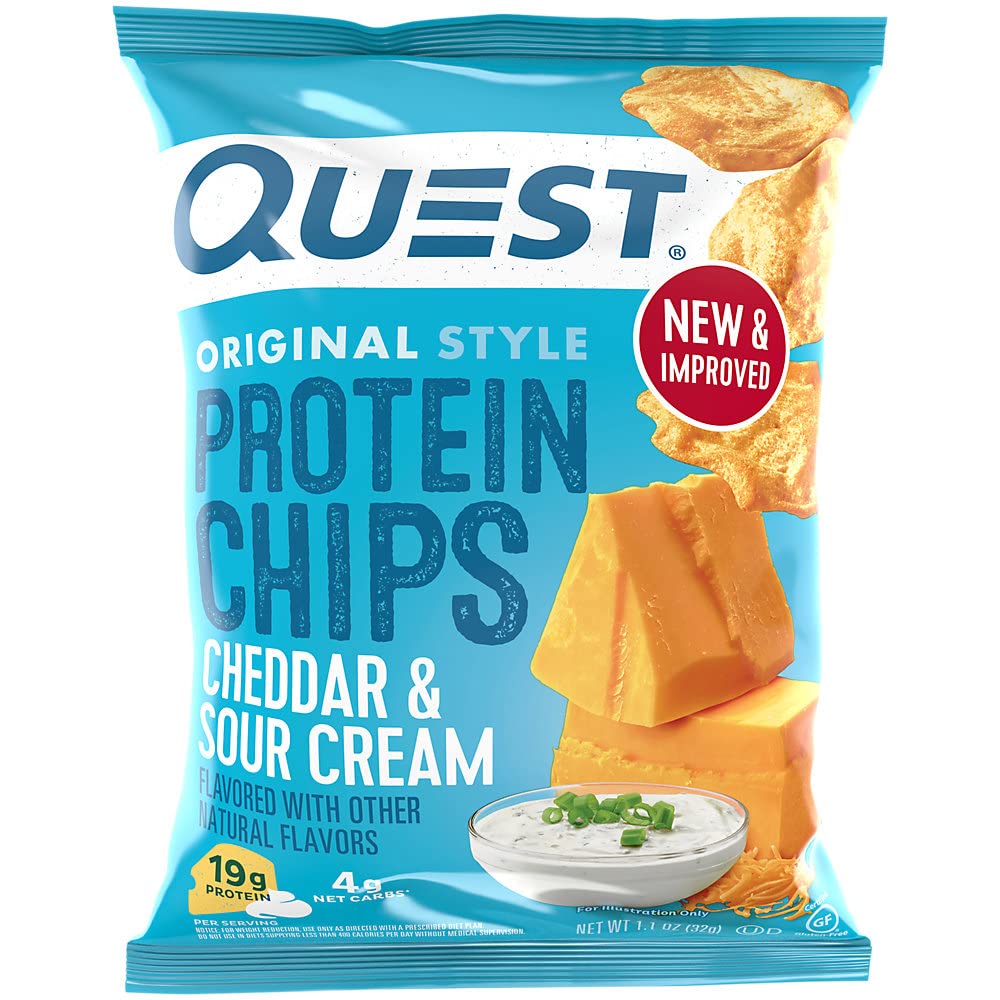 Snapklik.com : Quest Protein Chips - Cheddar & Sour Cream