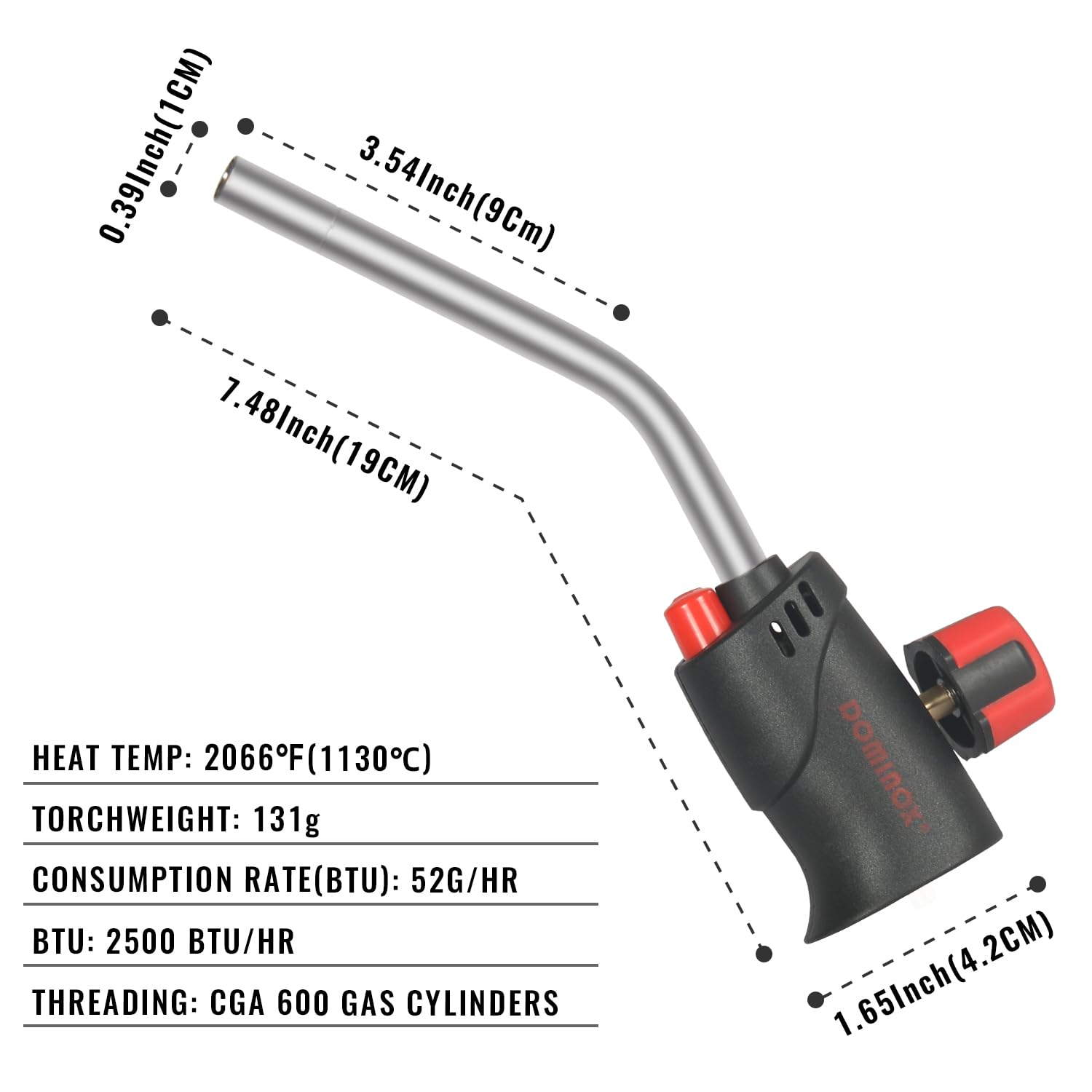 Snapklik.com : DOMINOX Propane Torch Head