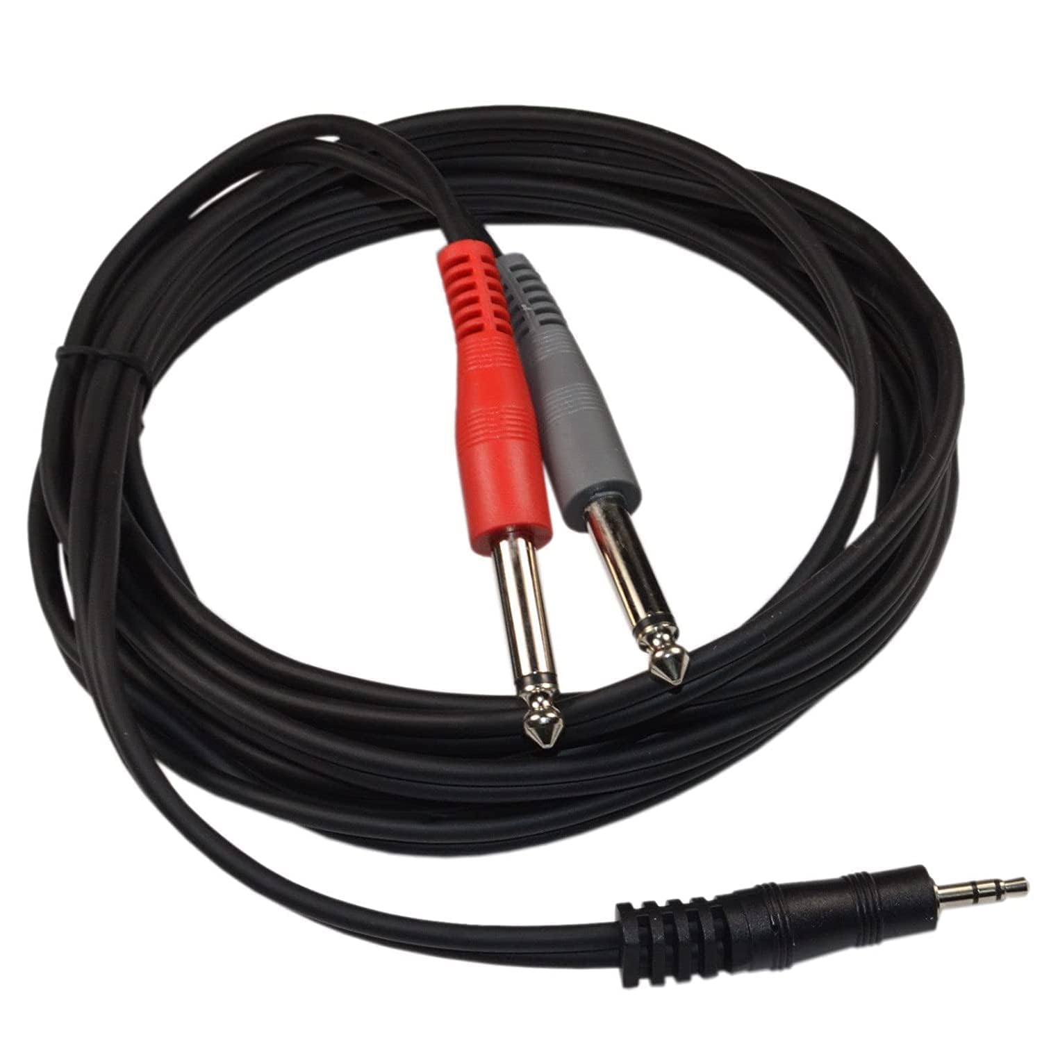 Amazon.com: HQRP 6 ft Balanced 1/8 Inch (3.5mm) TRS to Unbalanced Dual ...