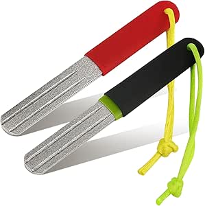JUSJUBR 2 Pcs Darts Sharpener, Hook sharpening Tool, Precision V-Groove ...