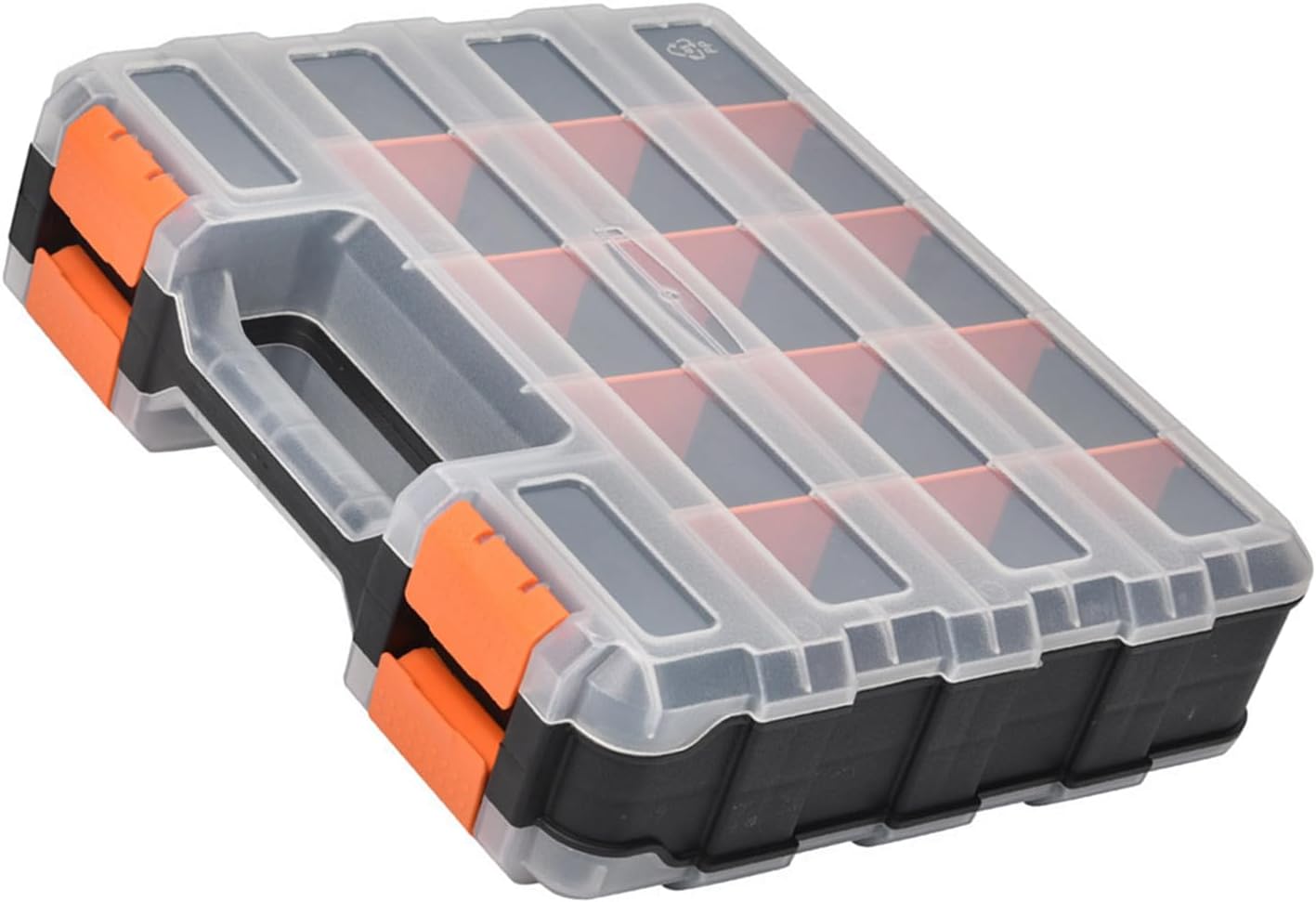 Double Side Tool Parts Container Bin Parts Storage Box Plastic Screw ...