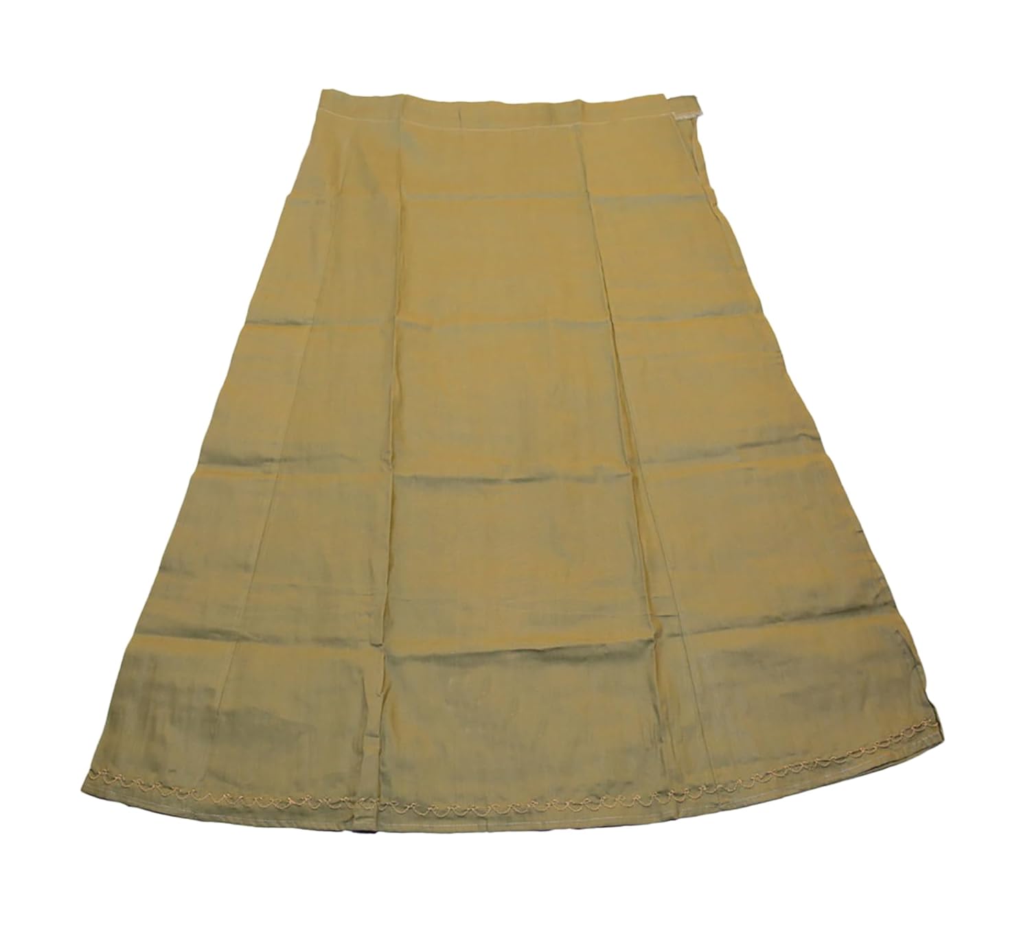 Buy GOPURAM 100% Cotton Plain Solid Inskirt for Women | Saree ...