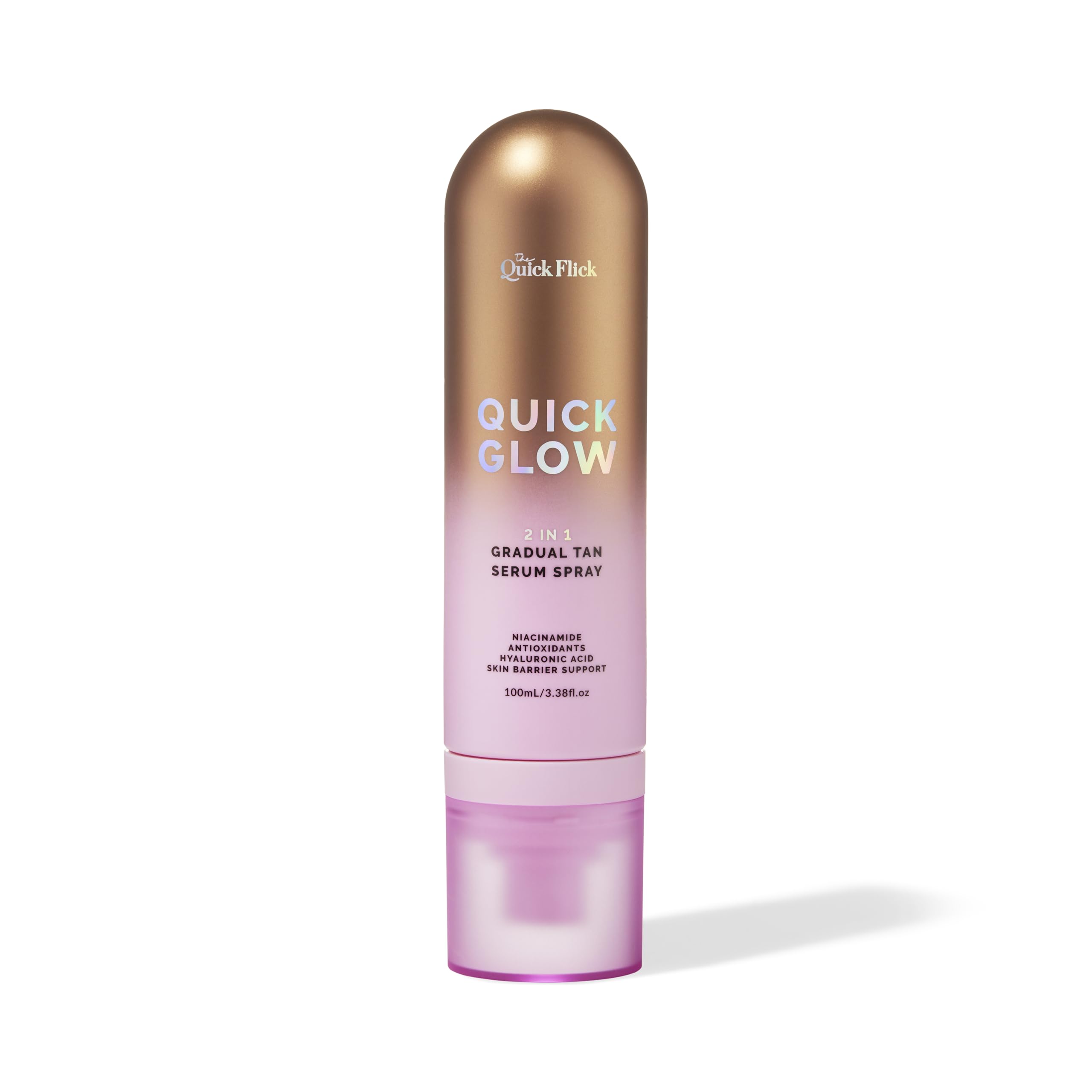 Amazon.com: THE QUICK FLICK 2-In-1 Gradual Face Tanner Serum Spray ...