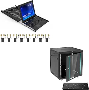 Amazon.com: 8 Port Rack Mount KVM VGA + 12U Rack Cabinet : Electronics