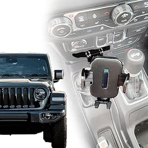 Amazon.com: Never Inside Fully Adjustable Phone Holder for Jeep ...