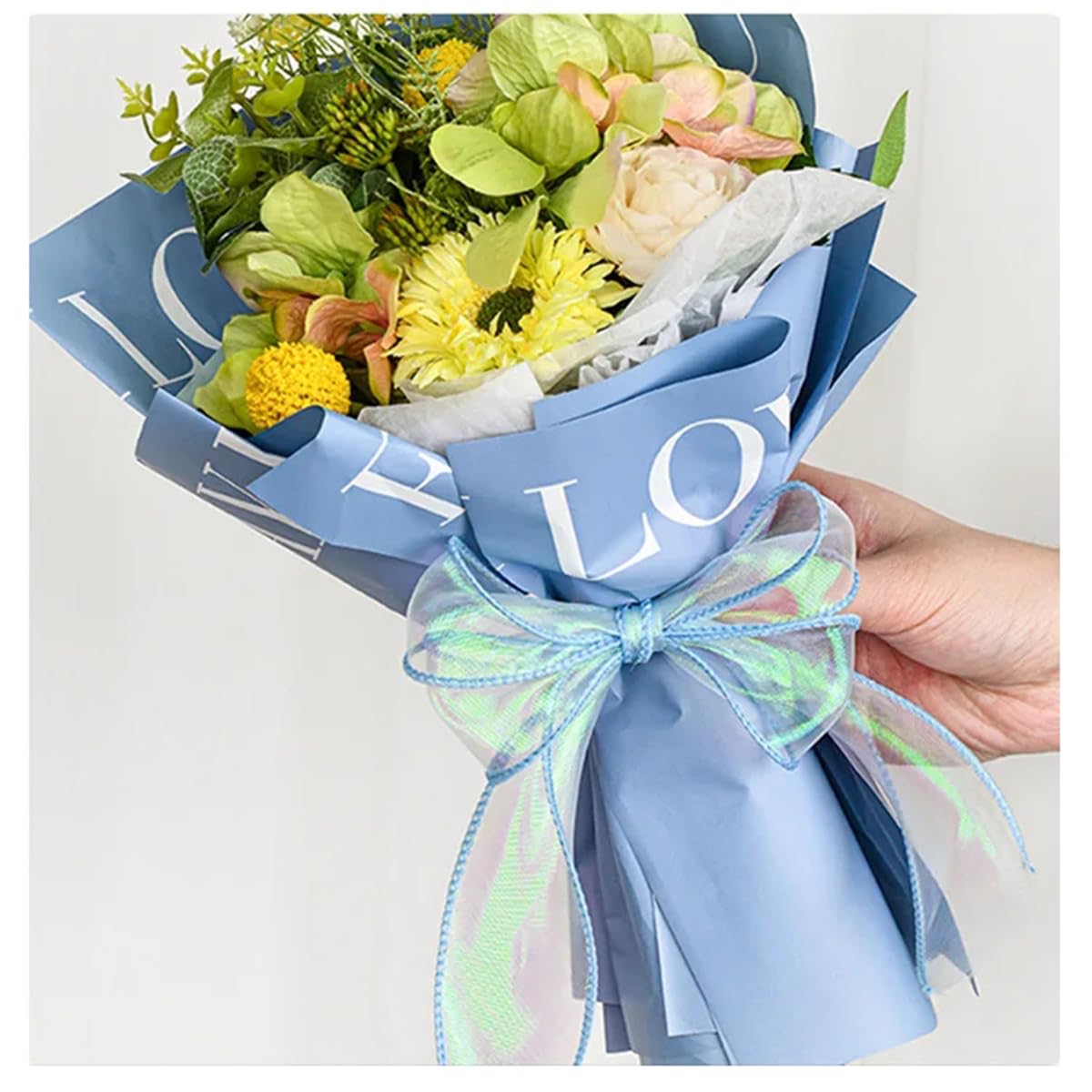 Sheer Craft Ribbon Iridescent Green Chiffon Ribbon - 2.4 Inch Wide X 40 ...