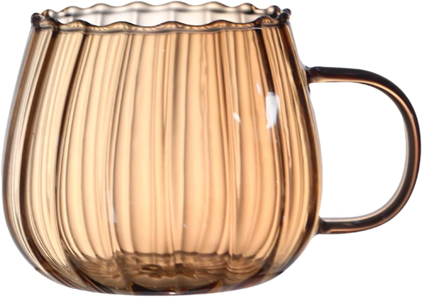 Pumpkin Shape Mugs, 400ml Soda Water Mugs, Glass Pumpkin Cups ...